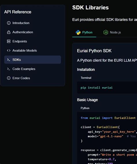 we ve just released official python and node js sdks — built by