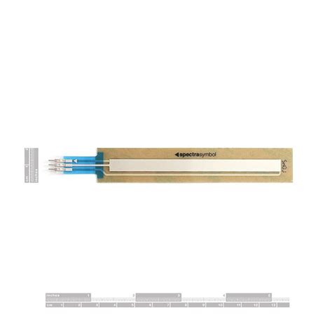 Softpot Membrane Potentiometer 100mm Sparkfun Sen 08607 Core Electronics Australia