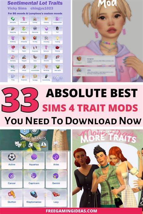 33 Must Have Sims 4 Trait Mods For An Unforgettable Gaming Experience Sims 4 Traits Sims 4