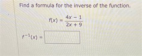 Solved A Function Is Given By A Formula Determine Whether