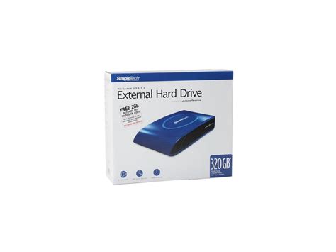 SimpleTech SimpleDrive 320GB USB 2 0 3 5 External Hard Drive Designed By Pininfarina Newegg Com