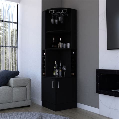 Corner Bar Cabinet With Assembly Required Living Room Addition