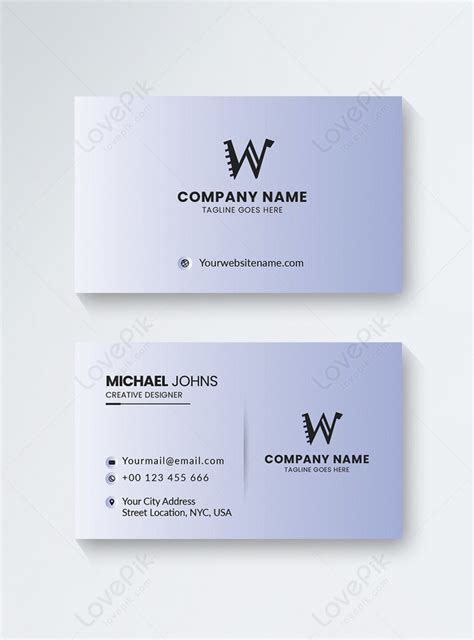 깨끗한 현대 명함 이미지 사진 450106828 무료 다운로드