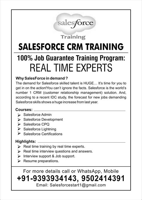 Salesforce Training On Linkedin Salesforce Crm Training Real Time