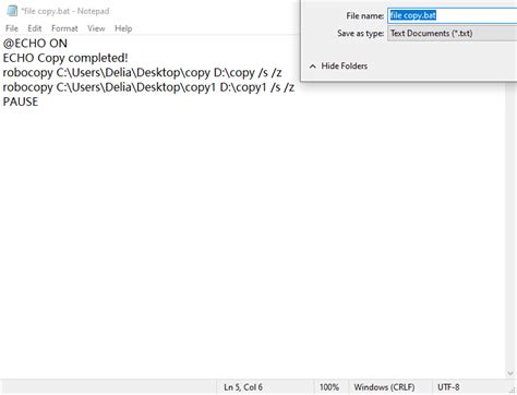How To Create Scheduled Task To Copy Files To Another Folder