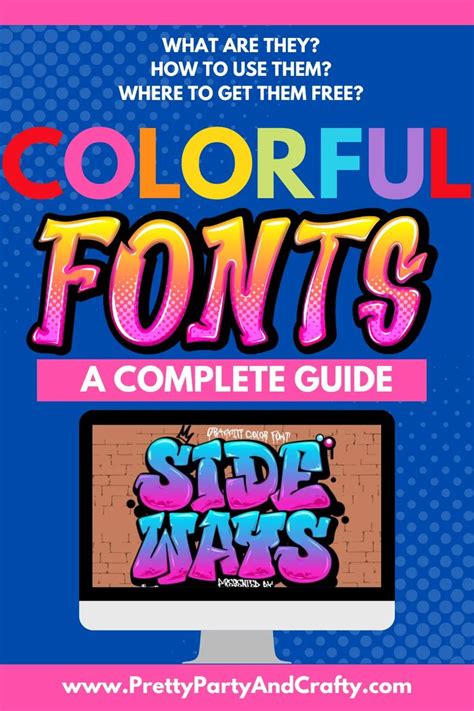 Complete Guide To Colorful Fonts Learn What Color Fonts Are How To