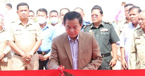 ឯកឧត្តម ម៉ែន វិបុល អញ្ជើញជាអធិបតីក្នុងពិធីសម្ពោធដាក់ឲ្យដំណើរការការិយាល័យច្រកចេញចូលតែមួយ