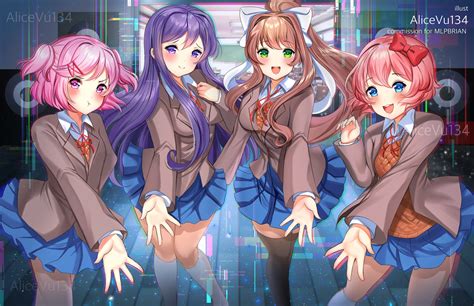 Doki Doki Literature Club Image By Alicev Zerochan Anime Image Board