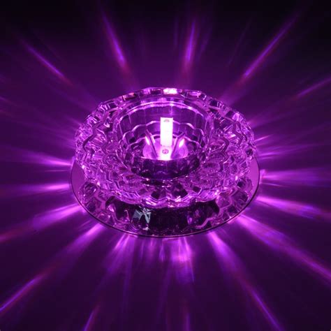 水晶射灯led天花灯嵌入式客厅筒灯吊顶过道灯走廊灯牛眼猫眼孔灯 虎窝淘