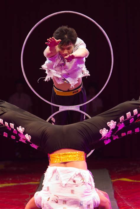 Acrobats Jumping Through Hoops The Christmas Circus Big Top Ahoy
