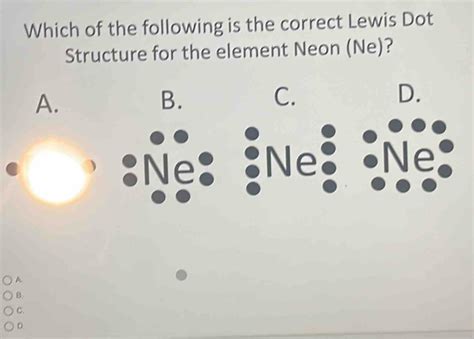 Solved Which Of The Following Is The Correct Lewis Dot Structure For