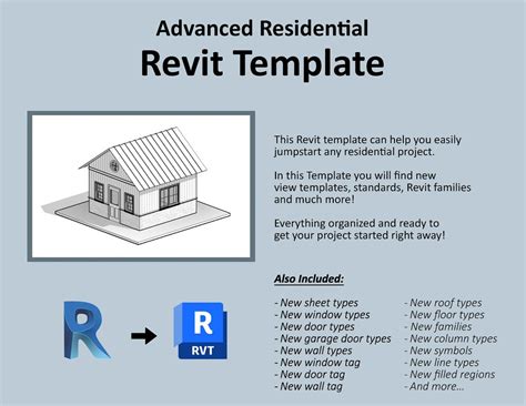 Advanced Residential Revit Template Etsy