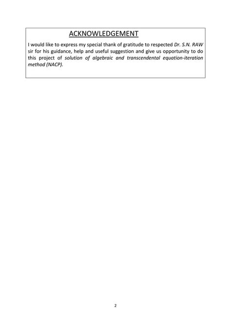 Iteration Method Solution Of Algebraic And Transcendental Equations Pdf