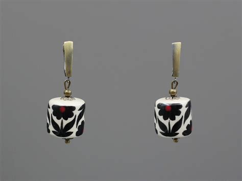 Сережки Колядниця купити авторські етно прикраси