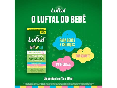 Luftal Infantil Simeticona Gotas Como Usar Preço Drogal