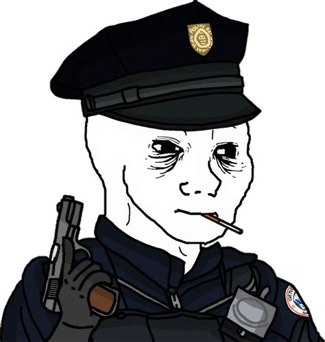 Tired Police Officer Wojak Wojak Land
