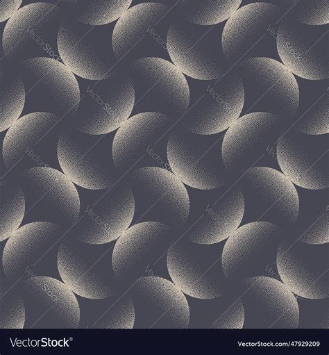 Retro Styled Fashion Seamless Pattern Dot Work Vector Image