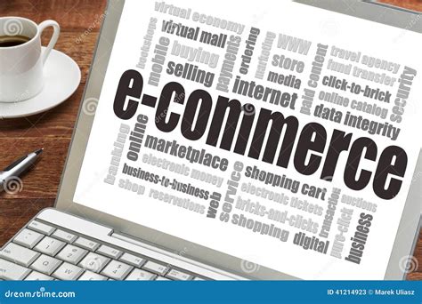 E Commerce Word Cloud Stock Image Image Of Internet 41214923