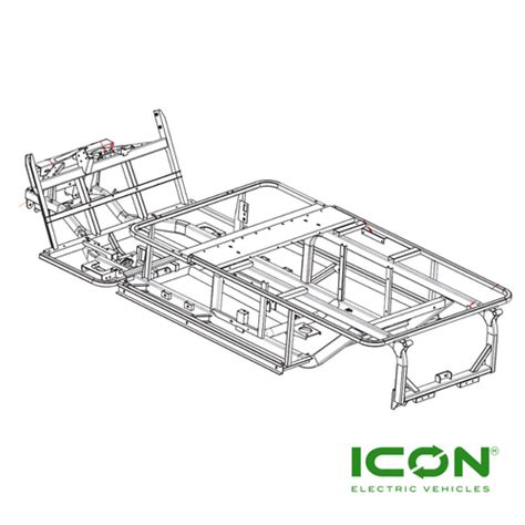 Chassis Frame For Eco By Icon H8g Golf Carts Chss 707 Eco