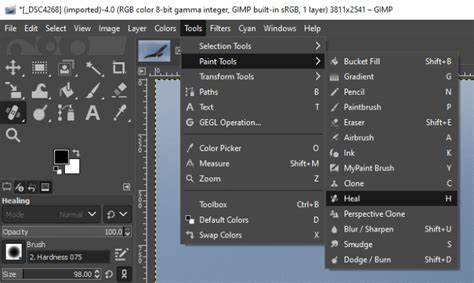 How To Use The Heal Tool In Gimp Step By Step Guide