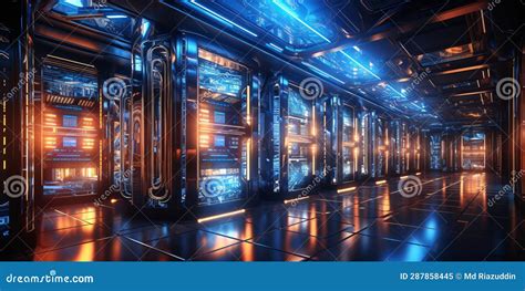 Cyber Security Ai Mind Network Management Modern Design Stock Illustration Illustration Of