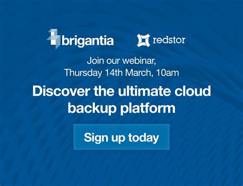 Brigantia Partners Limited On Linkedin Brigantia Redstor Cloudbackup