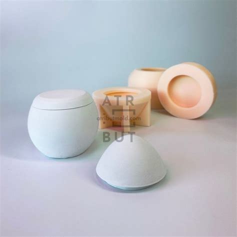 Силіконова форма кашпо Міні з кришками на вибір купити за найкращою ціною інтернет магазині