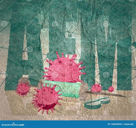 Afm Disease Concept Stock Illustration Illustration Of Medicine