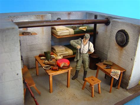 My Mini World 42 Diorama German Wwii Bunker 1 35 Bunker Kit