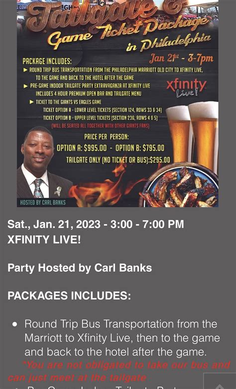 Possible Violation Giants Fan Group Holding Indoor Tailgate At Xfinity