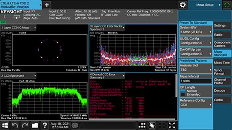 N9082em0e Lte And Lte Advanced Tdd Measurement Application Multi Touch Ui Keysight