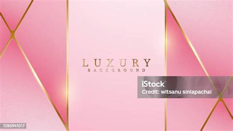 핑크 럭셔리 배경 컨셉에 반짝이는 골드 라인이 겹칩니다 12월 31일에 대한 스톡 벡터 아트 및 기타 이미지 12월 31일 3차원 형태 개념 Istock