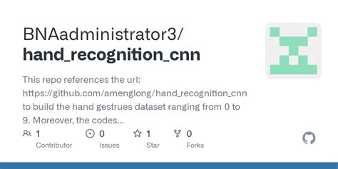 Github Bnaadministrator Hand Recognition Cnn This Repo References The Https Github