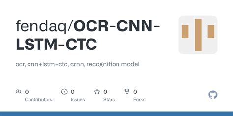 GitHub Fendaq OCR CNN LSTM CTC Ocr Cnn Lstm Ctc Crnn Recognition Model