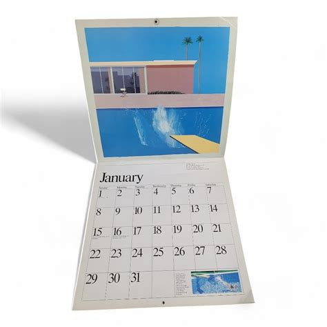David Hockney David Hockney Art Calendar 1989 Metropolitan Museum Of Art 1989 Mutualart