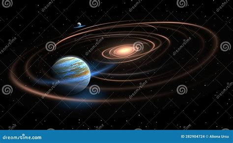 An Abstract Illustration Visualizing The Concept Of Gravitational Waves