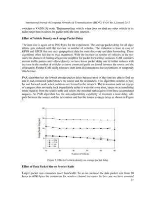 POSITION BASED ADAPTIVE ROUTING FOR VANETS PDF