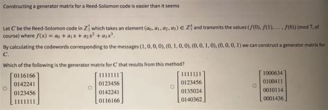 solved c what does the gilbert varshamov bound say about
