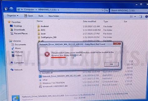Entry Point Not Found Error Kernel32 Dll Windows 7
