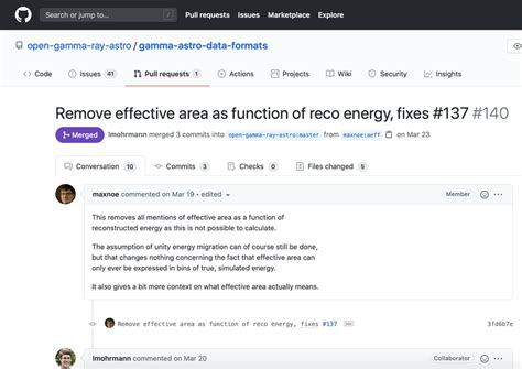 Left Github Repository Hosting The Development Of The Data Formats