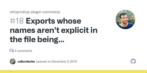 Exports Whose Names Arent Explicit In The File Being Transformed · Issue 18 · Rolluprollup