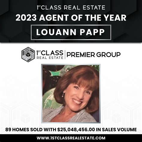 1st Class Real Estate On Linkedin Congratulations To Our 2023 1st