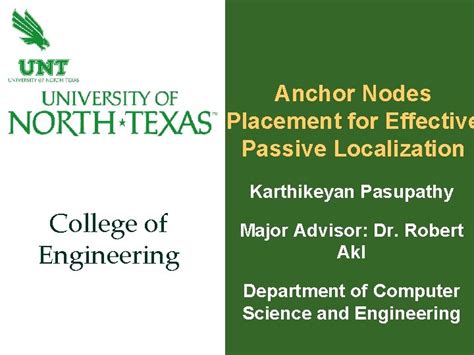 Anchor Nodes Placement For Effective Passive Localization Karthikeyan