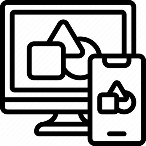 Responsive Design Tablet Computer Mobile Icon Download On Iconfinder