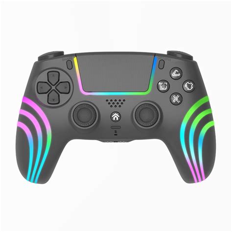 Rgb Led Wireless Controller For Ps4 Pc 6colors