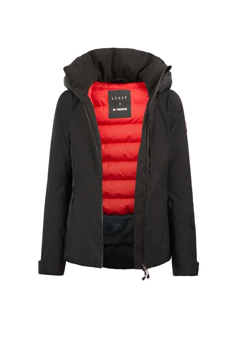 Bomber X Sease Black Womens Jacket Bomber Ski