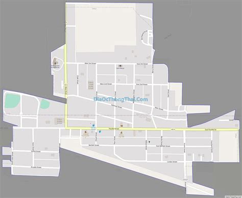 Map Of Clifton City Kansas Thong Thai Real