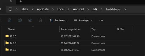 Sdk Build Tools Version Issue For Android Api In Unity 2022344f1lts Unity Engine Unity