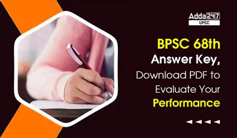 BPSC 68th Answer Key Download PDF To Evaluate Your Performance