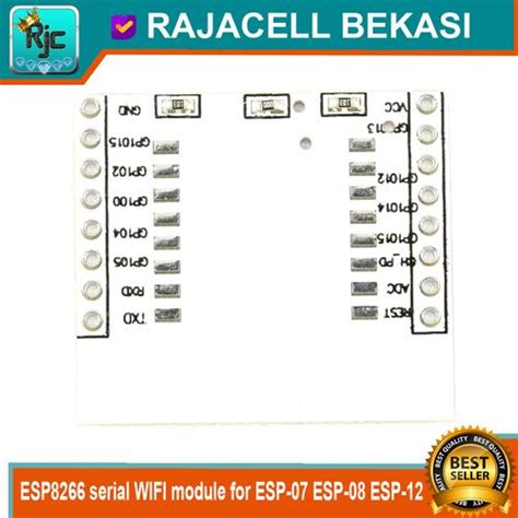 Jual Esp8266 Serial Wifi Module Adapter Plate For Esp 07 Esp 08 Esp 12 Kota Bekasi Rajacell
